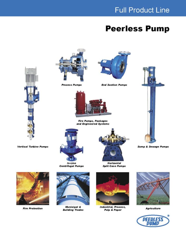 Bơm xử lý - Peerless Process Pump- Bơm chuyên dùng cho các ngành công nghiệp - Peerless Pump Company